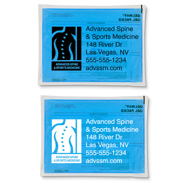 Personalized Reusable Hot/Cold Gel Pack, 9" x 12" – DSM Supply